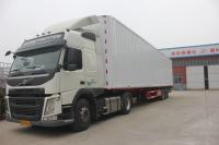 China Manufacture 3 Axles Container Van Truck Trailers Cargo Carrier Dry Van Semi Trailer for sale