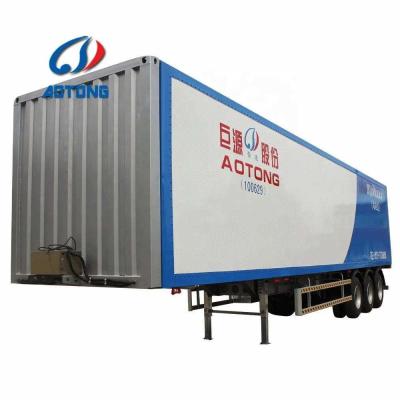 China 30 Tons Max Payload Wing Van Opening Semi Trailer with Hydraulic Cylinder by Aotong for sale