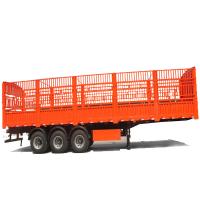 China Tri Axles Stake 4 Floors Stockade Livestock Transporting Pigs Semi Trailer and Standard for sale