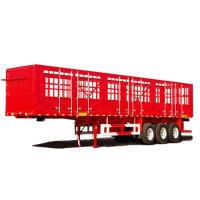 China Tri Axles Stake 4 Floors Stockade Livestock Transporting Pigs Semi Trailer and Standard for sale