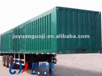 China Dual Line Braking System 13000X2500X1800MM Semi Drop Fence Log Box Truck Trailer for sale