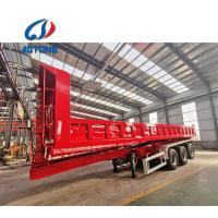 China 3 Axles 90 Tons Dump Semi-Trailer with Durable Double Coin Steel Construction for sale
