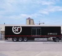 China Manufacture Semi Trailer 12500-13000 *2500*1500 mm with 2''/3.5'' Bolt Type Kin Pin for sale