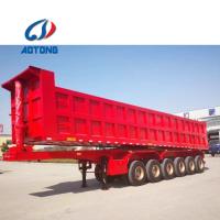 China 20ft 40ft 6 Axle Tipper Trailer 100 Ton Dump Truck Dumper Truck Dimensions Max Payload for sale