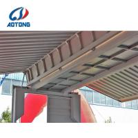 China Aotong Box Cargo Truck Wing Van Semi Trailer with Open Wing and 2