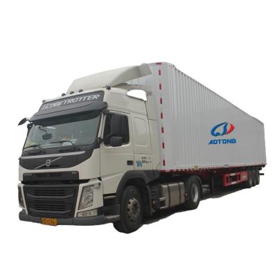 China 13000X2500X1800MM Bulk Cargo Transport Semi Trailer Box Van Type Truck Trailers for Your for sale