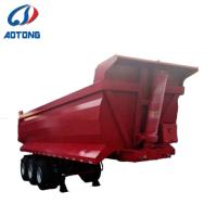 China 10pcs Leaf Spring Semi-Trailer Rear Dump Tipper Truck Trailer for Dubai Distributors for sale