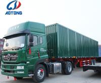 China 13000X2500X1800MM Bulk Cargo Transport Semi Trailer Box Van Type Truck Trailers for Your for sale