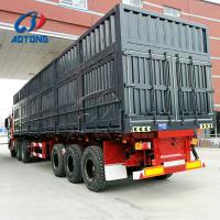 China 13000X2500X1800MM Bulk Cargo Transport Semi Trailer Box Van Type Truck Trailers for Your for sale
