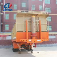 China Mechanical Suspension 3 Axles Heavy Duty Rear Tipping Semi-Trailers Dumper Truck Trailer for sale