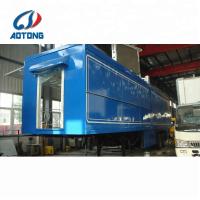 China Customers Optional 2 Axle Dry Van Type Cargo Trailer with Dual Line Braking System for sale