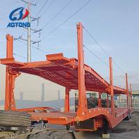 China 60 Ton Van Curtain Slider Semi Trailer with Standard 28Ton Landing Gear in Russia for sale