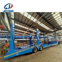 China 60 Ton Van Curtain Slider Semi Trailer with Standard 28Ton Landing Gear in Russia for sale