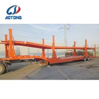 China 60 Ton Van Curtain Slider Semi Trailer with Standard 28Ton Landing Gear in Russia for sale