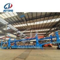 China 60 Ton Van Curtain Slider Semi Trailer with Standard 28Ton Landing Gear in Russia for sale