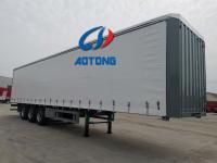 China Steel Semi-Trailer 40ft 45ft Curtain Side Truck Trailers for Russia Market Van Type for sale