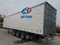 China Steel Semi-Trailer 40ft 45ft Curtain Side Truck Trailers for Russia Market Van Type for sale