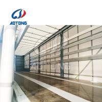 China PVC Tarpaulin Sliding 45FT 40FT Curtain Side Semi Trailer for Enclosed Cargo Transport for sale