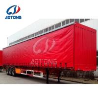 China 3-4 Axles 14-17 Meters 40t 50t Lorry Side Curtain Slider Trailer Truck Semitrailer for sale