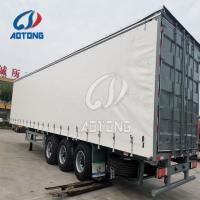 China 3-4 Axles 14-17 Meters 40t 50t Lorry Side Curtain Slider Trailer Truck Semitrailer for sale