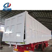 China Chile Market 3 Axles 30T-60T Rear Dump Semi Trailer with Standard 28Ton Landing Gear for sale