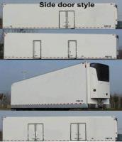 China Aotong 30-40 Ton Fresh Fruit Vegetable Refrigerator Van Semi Trailer for and Transport for sale