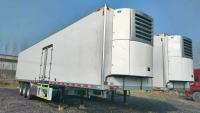 China Aotong 30-40 Ton Fresh Fruit Vegetable Refrigerator Van Semi Trailer for and Transport for sale
