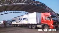 China Mechanical Suspension 20FT 40FT Box Semi Trailer with Side Door Van Cargo Semi Trailer for sale