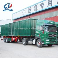 China Producer Dry Van Semi Trailer with Dual Line Braking System Open Wing and Competitive for sale