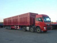 China Producer Dry Van Semi Trailer with Dual Line Braking System Open Wing and Competitive for sale