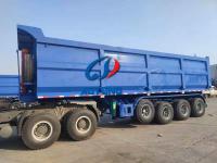 China 30000 kg Max Payload Rear Tipping Semi Trailer for Heavy Duty Construction Transport for sale