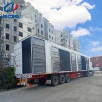 China 3 Axles Dry Van Cargo Semi Trailer with Side Open Door and 11980*2500*3800mm Size for sale