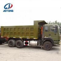 China 3 Axle 40 ton Heavy Duty Semi-Trailer 50 Cubic Meter Tipper Rear U Shape Dump Trailer for sale