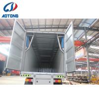 China Wing Food Van Trailer Truck Heavy Duty I Beam Main Beam Steel Cargo Semi Trailer for sale