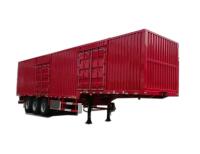 China 40 Tons Max Payload 13 Ton Axle Enclosed Dry Wing Van Semi Trailer for Express Logistics for sale