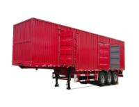China 40 Tons Max Payload 13 Ton Axle Enclosed Dry Wing Van Semi Trailer for Express Logistics for sale