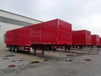China 40 Tons Max Payload 13 Ton Axle Enclosed Dry Wing Van Semi Trailer for Express Logistics for sale
