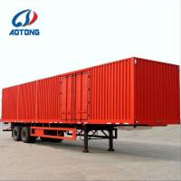 China 3 Axles Open Box Type Enclosed Van Cargo Transport Semi Trailer for Other Trailers for sale