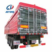 China NDRC Announced Enterprise 40 Tons Curtain Semi Trailer with Dual Line Braking System for sale