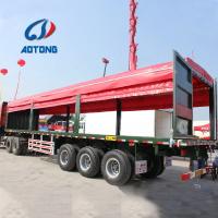China NDRC Announced Enterprise 40 Tons Curtain Semi Trailer with Dual Line Braking System for sale
