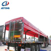 China NDRC Announced Enterprise 40 Tons Curtain Semi Trailer with Dual Line Braking System for sale