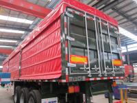 China NDRC Announced Enterprise 40 Tons Curtain Semi Trailer with Dual Line Braking System for sale