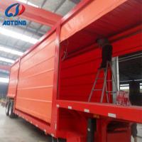 China Customised 3 Axles Curtain Side Cargo Trailer for Smooth and Safe Transportation for sale