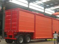 China Customised 3 Axles Curtain Side Cargo Trailer for Smooth and Safe Transportation for sale