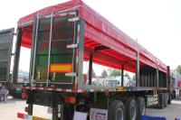China Side Wall/Curtain Side/Fence Semi Trailer with Mechanical Suspension and 12R22.5 Tires for sale