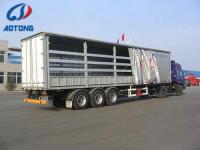 China Side Wall/Curtain Side/Fence Semi Trailer with Mechanical Suspension and 12R22.5 Tires for sale