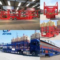 China Juyuan Trailer Semi Vehicle Trailer for Mexico Market Cars Transport 30T Max Payload for sale