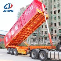 China 3 Axle Hydraulic Cylinder Tipper Dump Semi-Trailer 9000*2500*1600 mm Customerize Avaiable for sale
