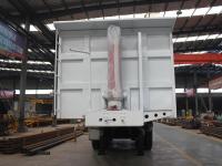 China 100 Tons Double Axles U Shaped End Rear Tipper Dumper Semi Truck Trailer for in Market for sale