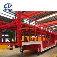 China 3 Axles 3-12 Car Load Semi Trailer for Car Transporter from NDRC Announced Enterprise for sale